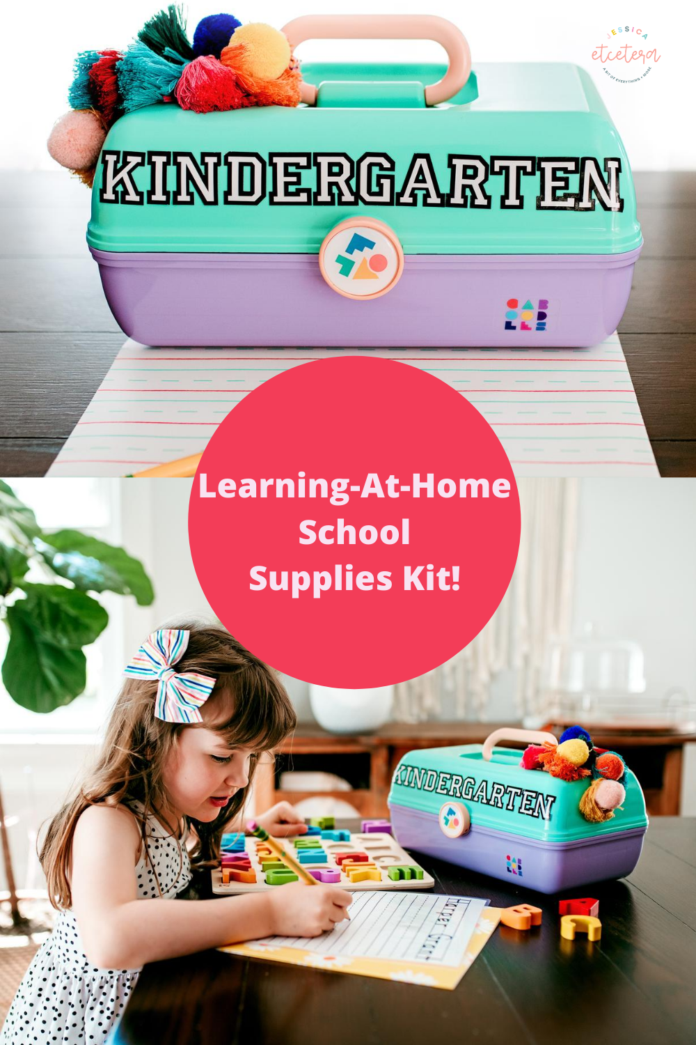 Remote Learning School Supplies Storage Kit » Kids Back To School