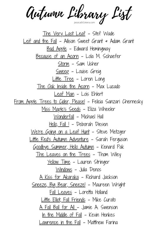 Fall Picture Books for Kids! » Favorite Fall Picture Books for Kids