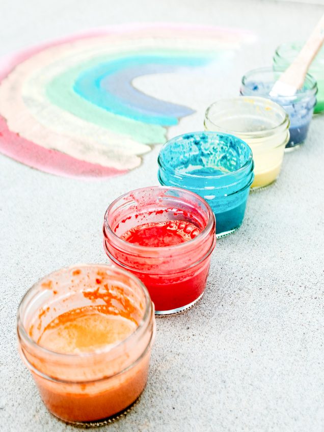 DIY Sidewalk Chalk Paint » Crafts & Activities for kids