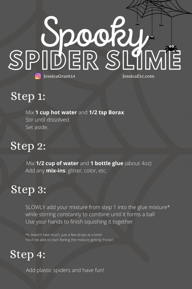 Halloween Slime Recipe » Halloween Kids Activity