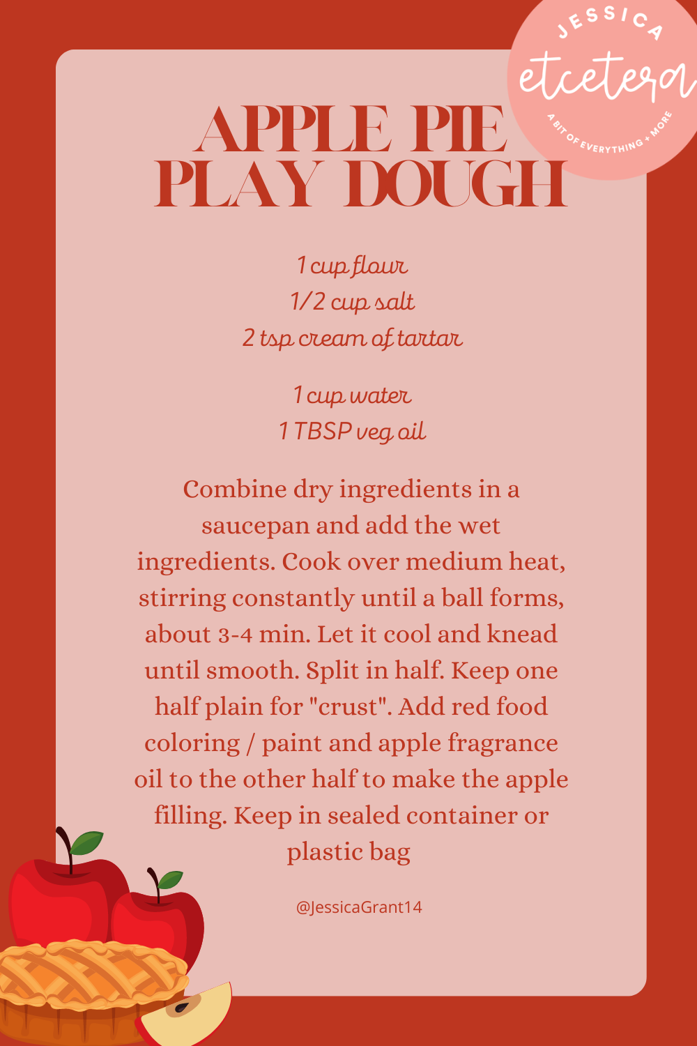 Play Dough Kits: Apple Pie Scented Play Dough for Fall » Crafts ...