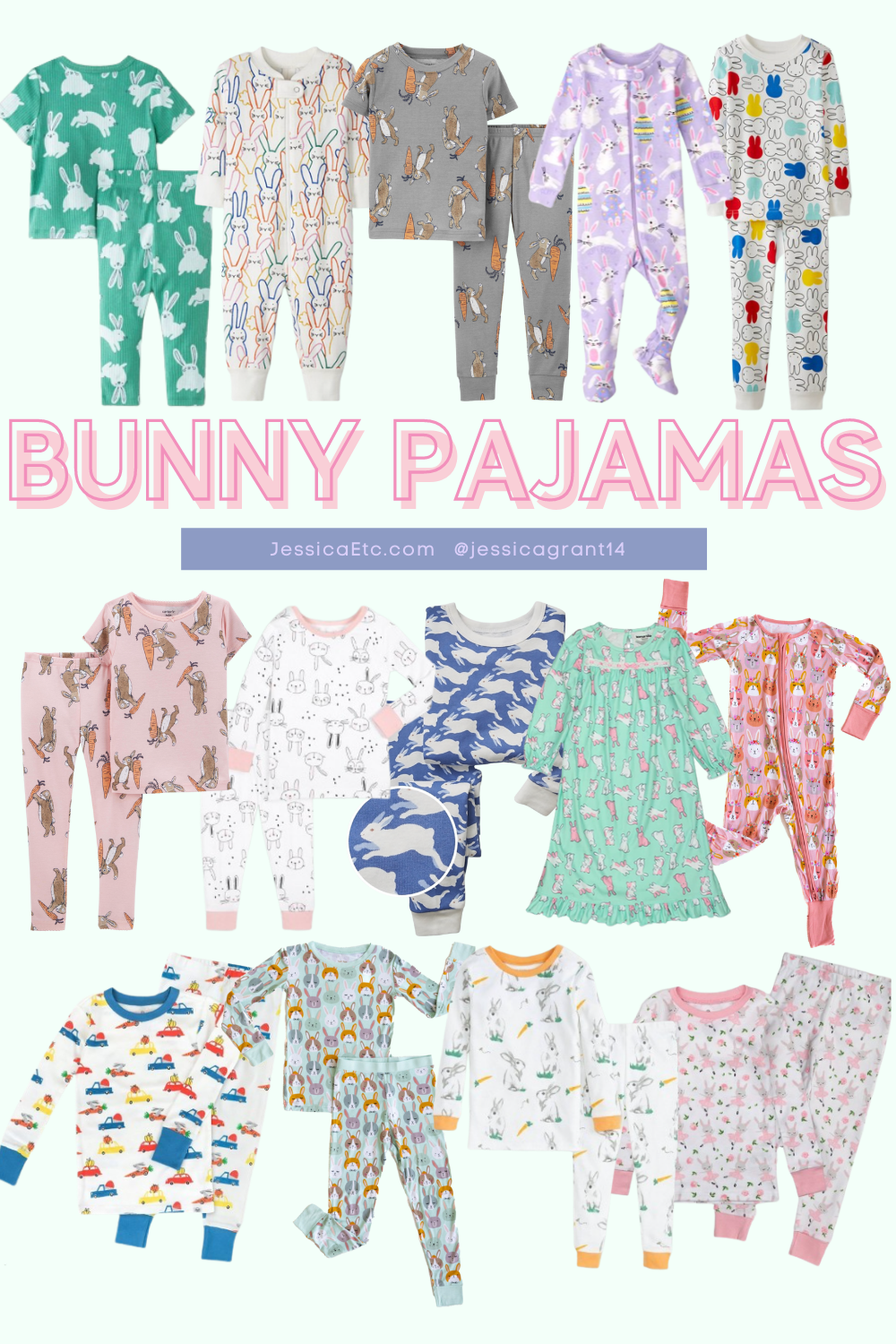 Kids Easter Pajamas Roundup » JessicaEtCetera.com | by Jessica Grant