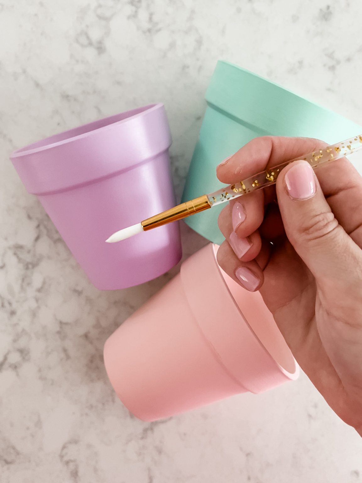 Fingerprint Art: Flower Pot Kids Craft » JessicaEtCetera.com | by ...