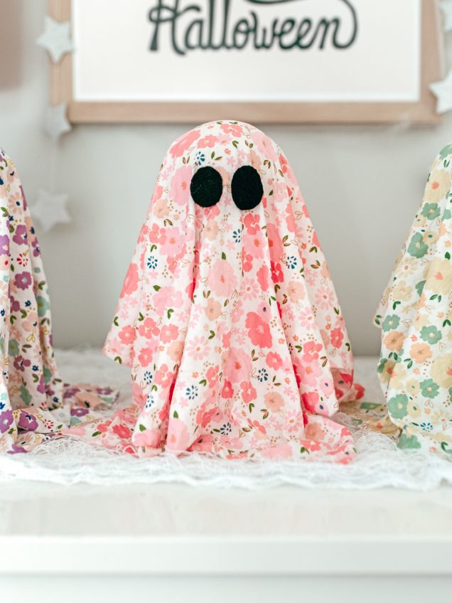 DIY Floral Fabric Ghosts » JessicaEtCetera.com | by Jessica Grant