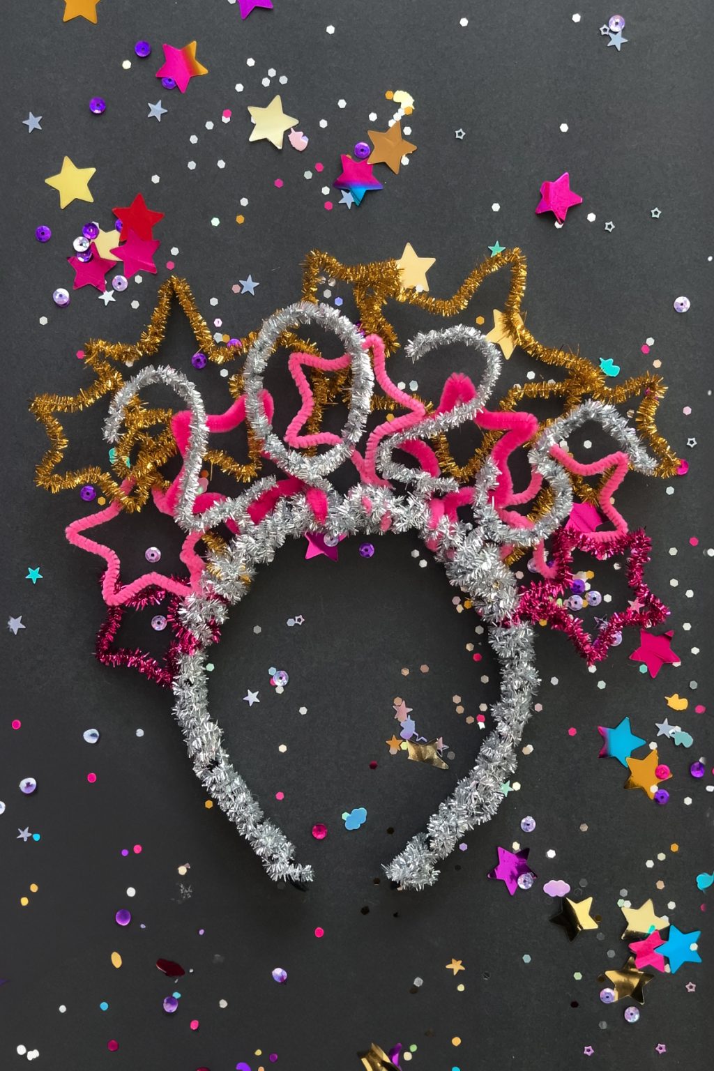 DIY Pipe Cleaner Crown: A Fun and Festive NYE Craft! » JessicaEtCetera ...